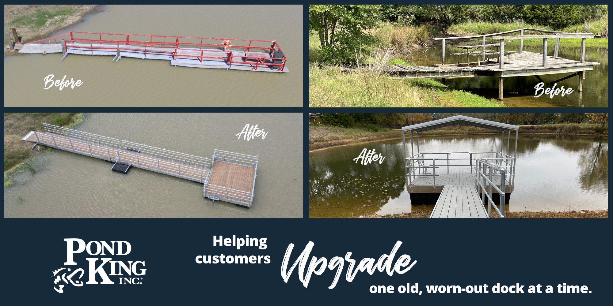 Floating Docks by Pond King