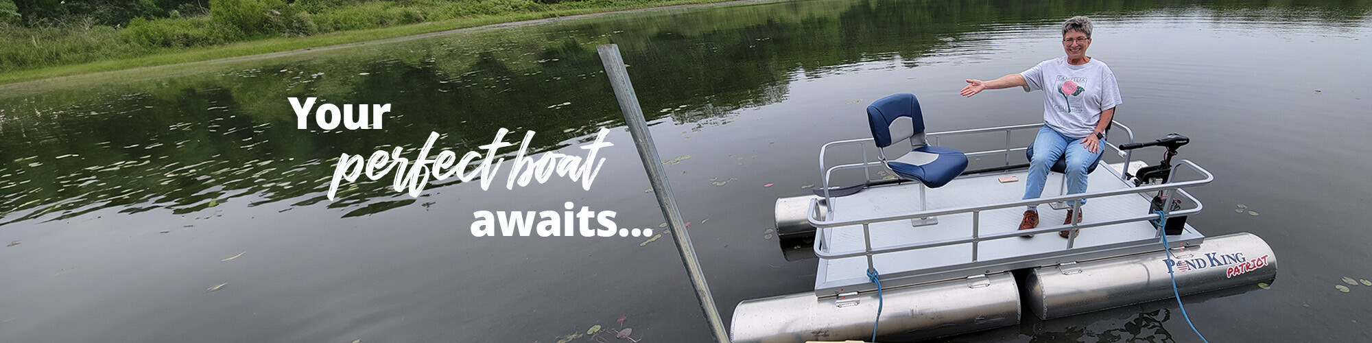 Small Pontoon Boats by Pond King
